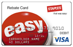 Visa Rebate Cards From Staples Now With PIN - Danny the Deal Guru