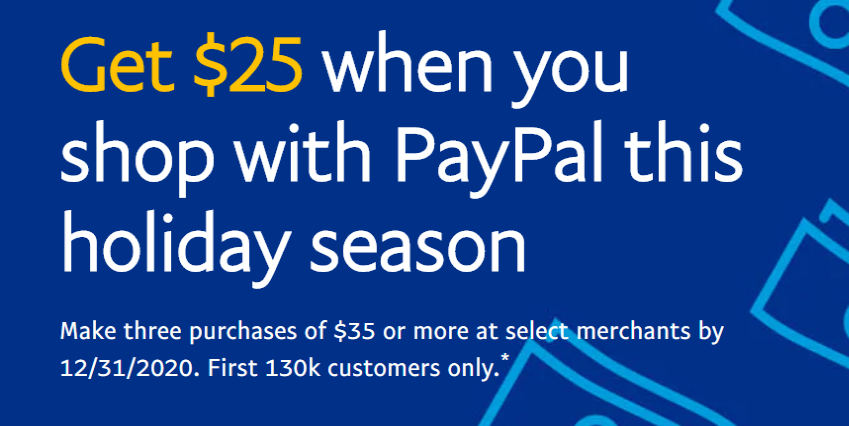 Get $25 When You make Three $35 Purchases at Select Merchants (Walmart ...