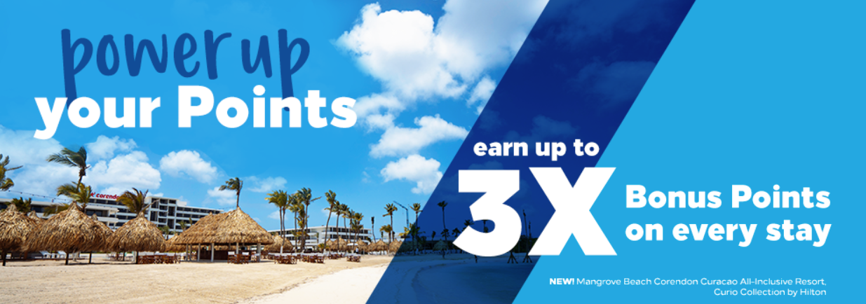 Hilton Honors New “Power Up” Global Promotion, Earn Triple Bonus Points