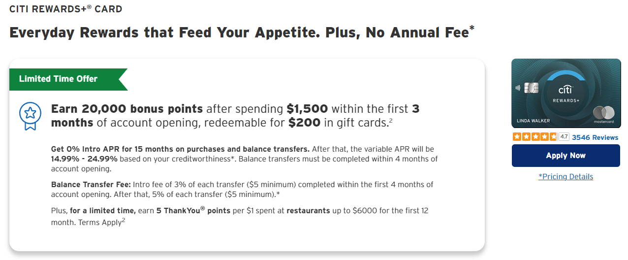 Citi Rewards+ Card, Signup Bonus No Longer Has 24-Months Limit