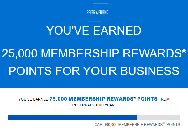 100K Cap for Amex Referrals