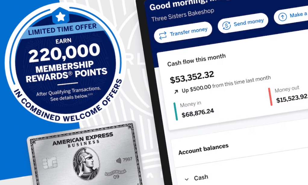 New 220K Bonus for Amex Business Platinum with Business Checking (YMMV ...
