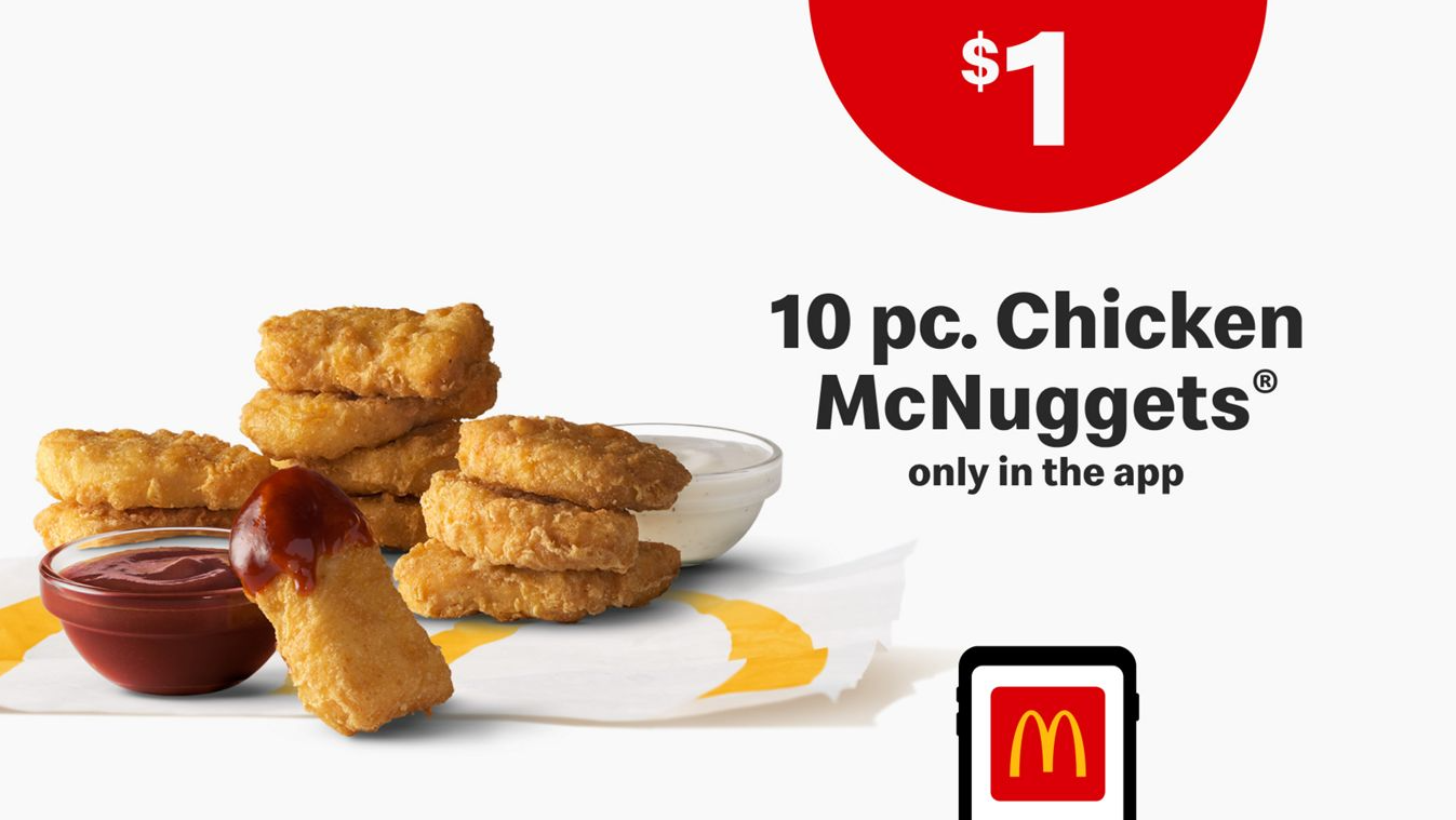 McDonald's 10-Piece Chicken McNuggets for $1 - Danny the Deal Guru
